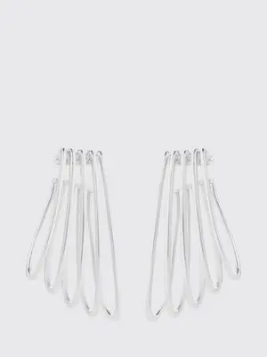 Federica Tosi La Cage Plated Bronze Ear Cuff - Silver