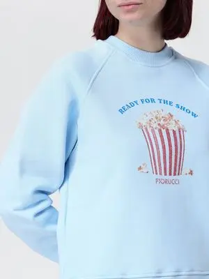 Fiorucci Printed Cotton Crew Neck Sweatshirt