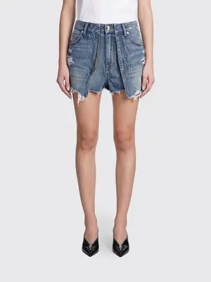 Alexander Wang Cotton Denim Mini Skirt - Blue