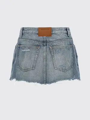 Alexander Wang Cotton Denim Mini Skirt