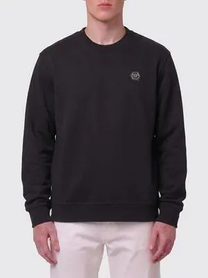 Philipp Plein Cotton Crew-neck Sweatshirt - Black