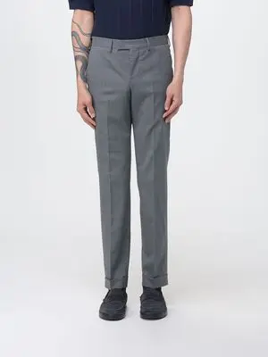 PT TORINO Wool Blend Tailored Trousers - Grey