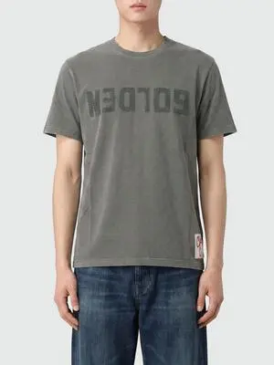 GOLDEN GOOSE Tone-on-tone Logo Crew-neck Cotton T-shirt