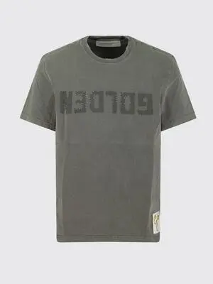 GOLDEN GOOSE Tone-on-tone Logo Crew-neck Cotton T-shirt