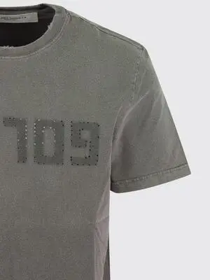 GOLDEN GOOSE Tone-on-tone Logo Crew-neck Cotton T-shirt