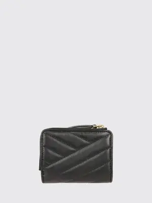 Tory Burch Kira Quilted Nappa Wallet With Double T Metal Logo