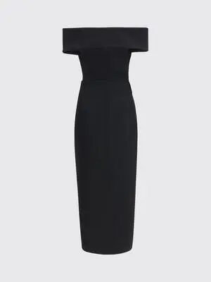 Khaite Crêpe Midi Dress