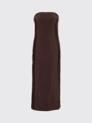 Loulou De Saison Strapless Pleated Maxi Dress