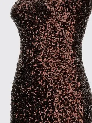 ROTATE BY BIRGER CHRISTENSEN Sequin Embellished Zip Up Mini Dress