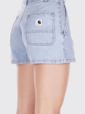 Carhartt Work In Progress Cotton Denim Shorts - Blue