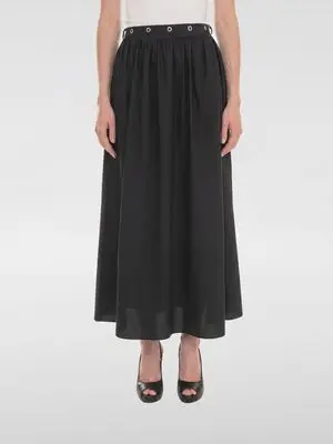 BOSS Cotton Poplin Skirt - Black