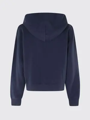 SPORTY & RICH Zip-up Hooded Sweatshirt