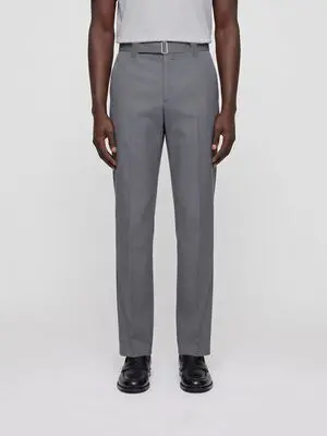 LARDINI Cotton And Silk Tailored Trousers - Grey