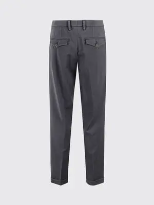 MYTHS Slim Fit Wool Fresco Trousers - Black