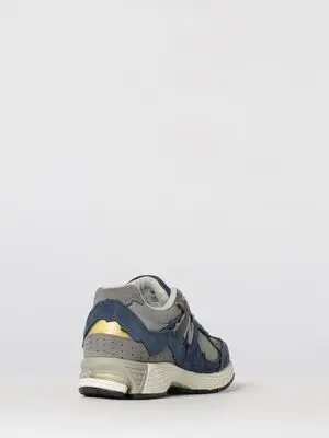 NEW BALANCE 2002r Suede And Mesh Sneakers - Blue