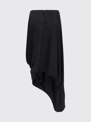 MAISON MARGIELA Cupro Asymmetric Midi Skirt