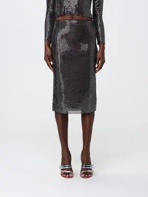 SELF-PORTRAIT Sequin Embellished Midi Pencil Skirt