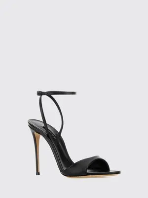 Casadei Minorca Leather Stiletto Heel Sandals With Ankle Strap