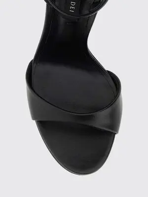 Casadei Minorca Leather Stiletto Heel Sandals With Ankle Strap