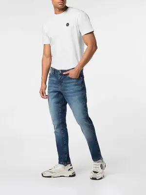 Philipp Plein Skinny Fit Stretch Jeans - Denim