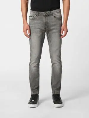 Philipp Plein Skinny Fit Jeans In Stretch - Grey