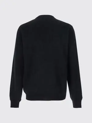 Dolce & Gabbana Crewneck Sweater In Virgin Wool With Lettering Logo