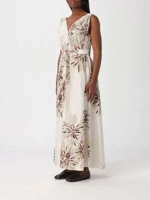 Brunello Cucinelli Maxi Dress With Floral Print