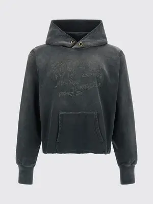 MAISON MARGIELA Logo Cotton Hoodie - Grey