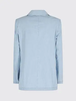 MYTHS Double-breasted Cotton Jacket - Blue