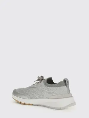 Brunello Cucinelli Knit Trainers - Silver