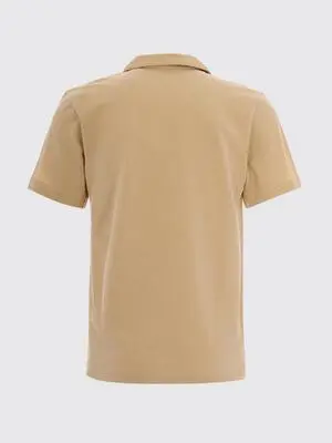 Lacoste Cotton Polo Shirt With Mini Logo - Sand