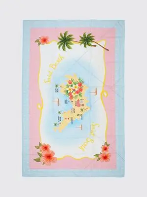 MC2 SAINT BARTH Graphic Print Silk Blend Midi Sarong Skirt - Multicolor