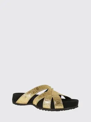 Dries Van Noten Laminated Leather Sandals