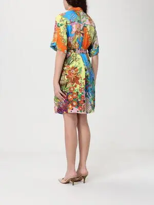 Liu Jo Printed Satin Shirt Dress