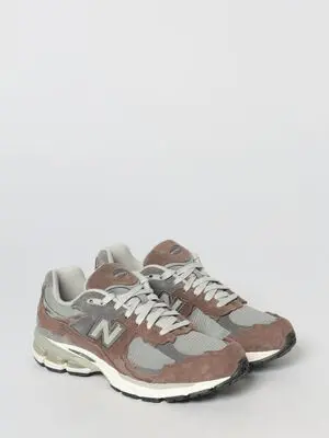 NEW BALANCE 2002r Suede And Mesh Sneakers - Grey