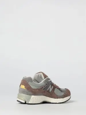 NEW BALANCE 2002r Suede And Mesh Sneakers - Grey