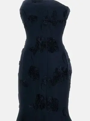 ROTATE BY BIRGER CHRISTENSEN Embroidered Strapless Mermaid Dress