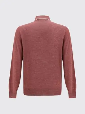 Brunello Cucinelli Cashmere Silk And Hemp Knit Polo Shirt