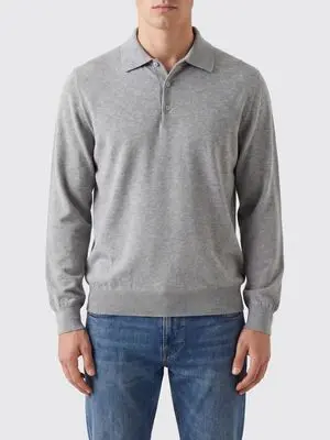 Brunello Cucinelli Polo Shirt Men Colour Blue 1