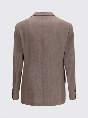 Brunello Cucinelli Double Breasted Blazer - Beige