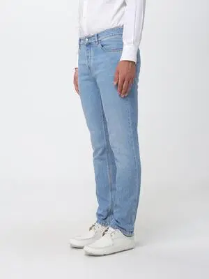 Brunello Cucinelli Mid-rise Straight Fit Cotton Jeans - Gnawed Blue