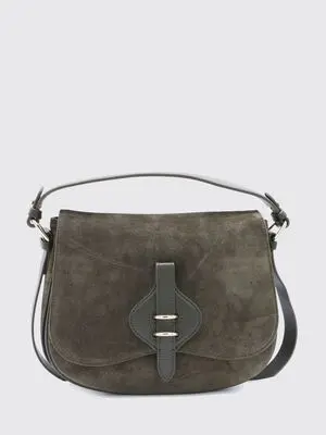 COCCINELLE Suede And Leather Handbag - Mud