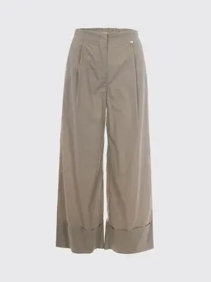 Liu Jo Cotton Palazzo Trousers - Grey