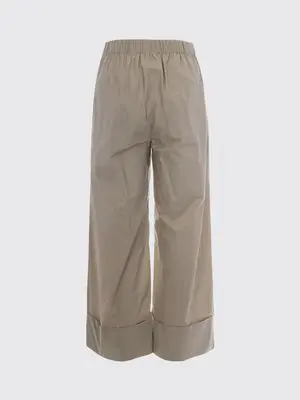 Liu Jo Cotton Palazzo Trousers - Grey