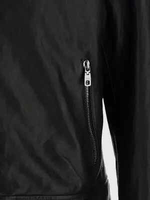 Dolce & Gabbana Lambskin Leather Jacket With Slim Fit