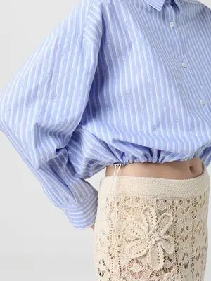 Pinko Classic Cotton Shirt With Drawstring