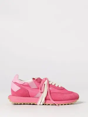 GHOUD VENICE Rush Suede And Nylon Sneakers - Fuchsia