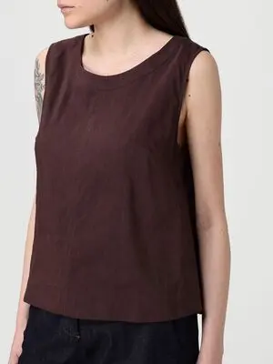 MASON'S Stretch Linen Blend Basic Top
