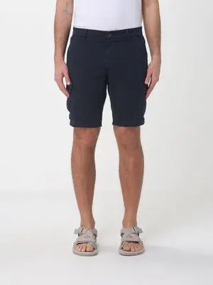 MASON'S Cargo Shorts In Stretch Cotton - Blue