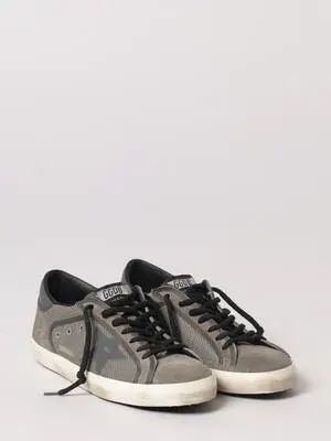 GOLDEN GOOSE Super-star Leather And Mesh Sneakers